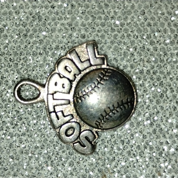 Sterling | Jewelry | Sterling Silver 925 Softball Charmpendant | Poshmark